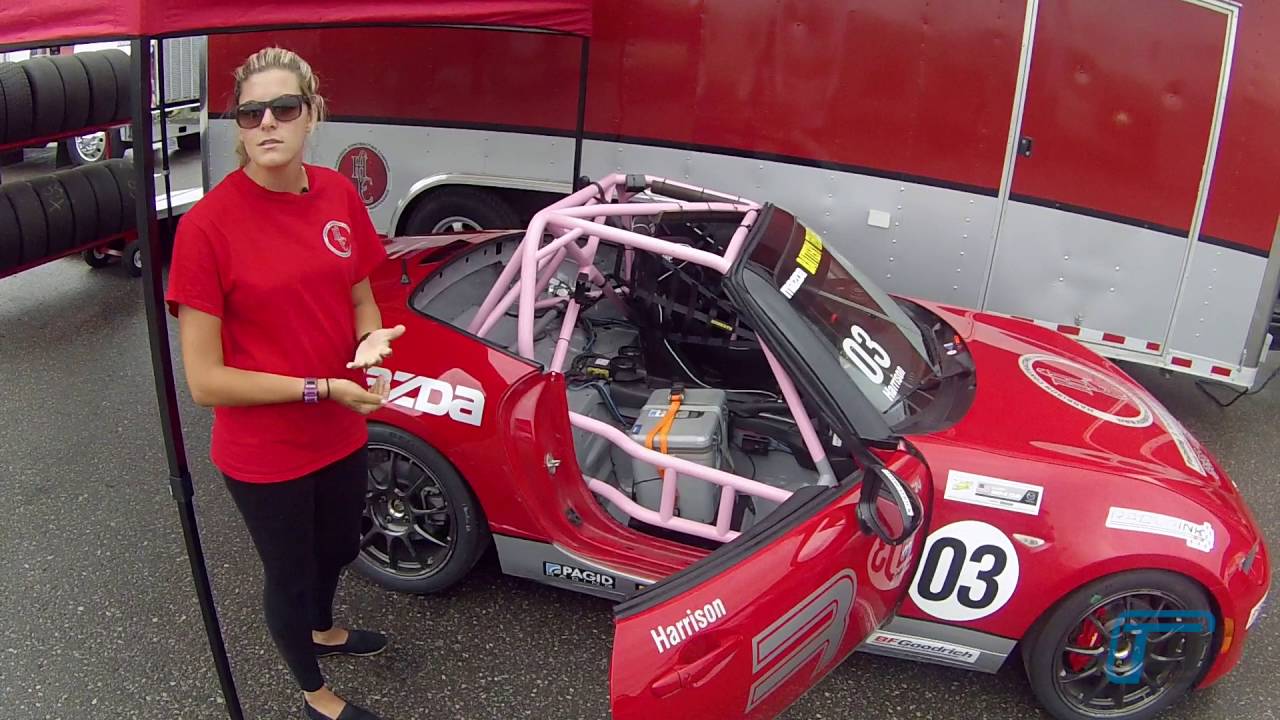 Mazda MX-5 Cup - Interview With Race Car Driver Ashton Harrison - YouTube