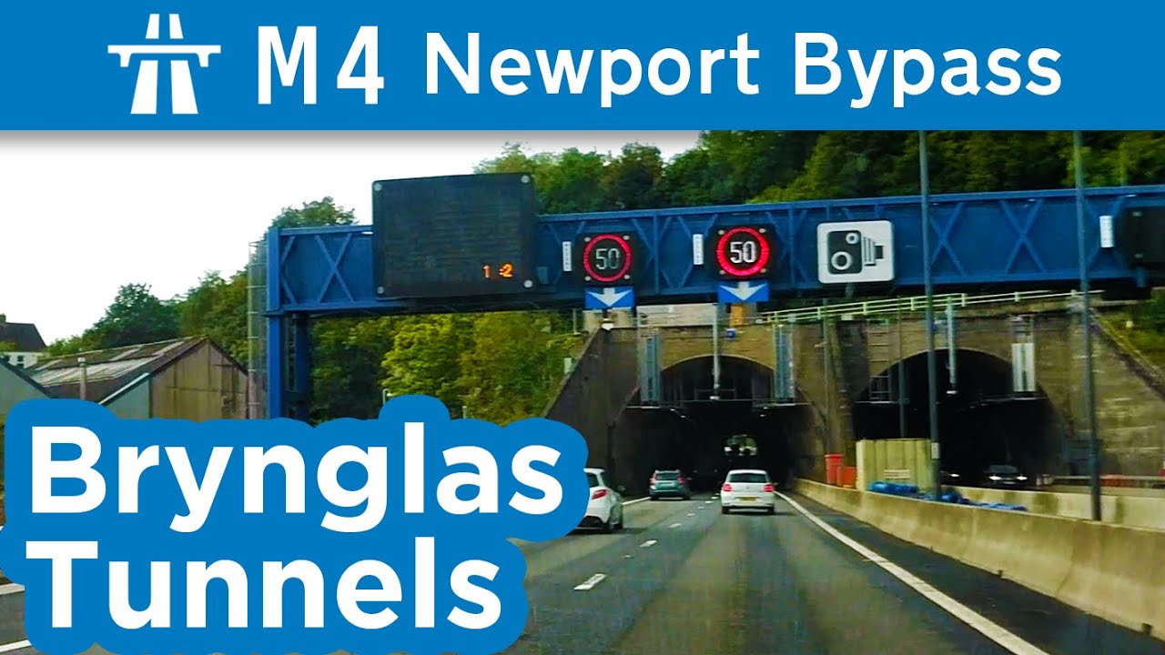 M4 Newport Bypass and Brynglas Tunnels - YouTube