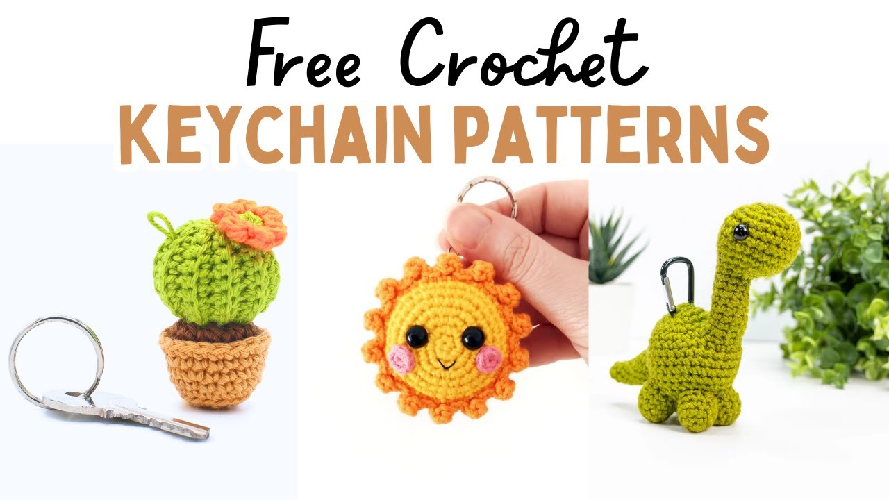 25 FREE Crochet Keychain Patterns | Crochet Accessories for Your ...