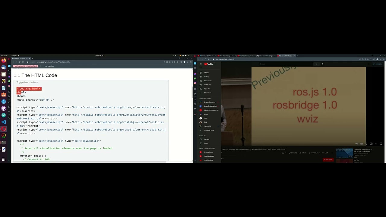 Visualize ROS map (.pgm extension) in web - YouTube