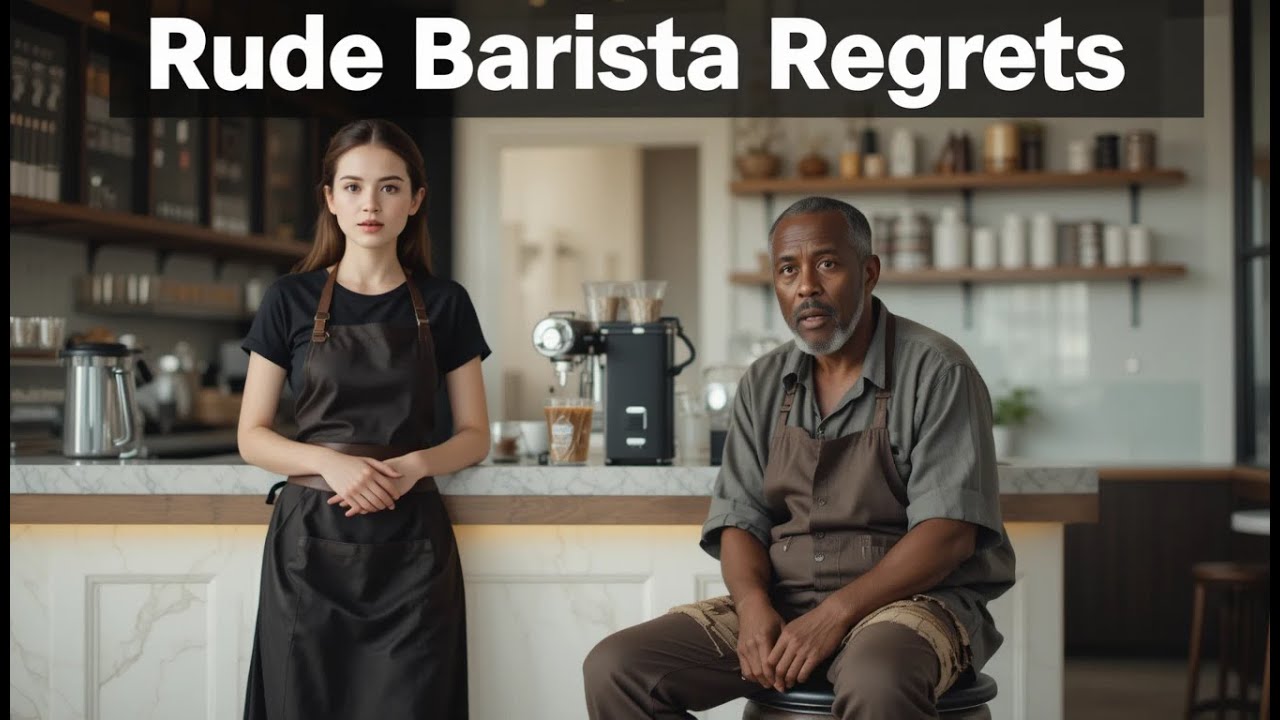 ☕ Rude Barista Mocks Homeless Man – Learns a HARSH Lesson! - YouTube
