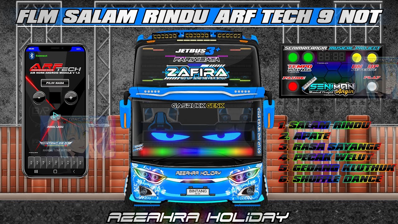 NADA TELOLET SALAM RINDU ARF TECH ZAFIRA AZZAHRA HOLIDAY & APATE SENIMAN ANGIN - YouTube