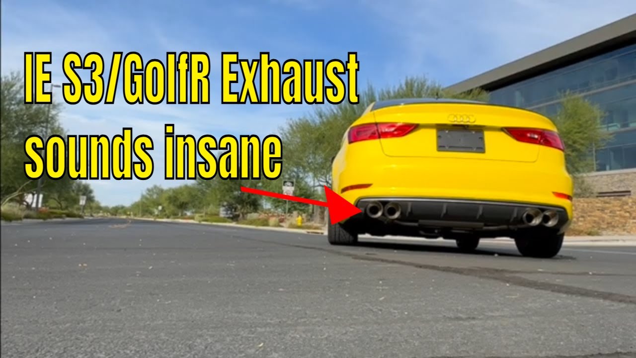 Installing the new IE S3:GolfR Exhaust on the get S3 for SEMA 2024 ...