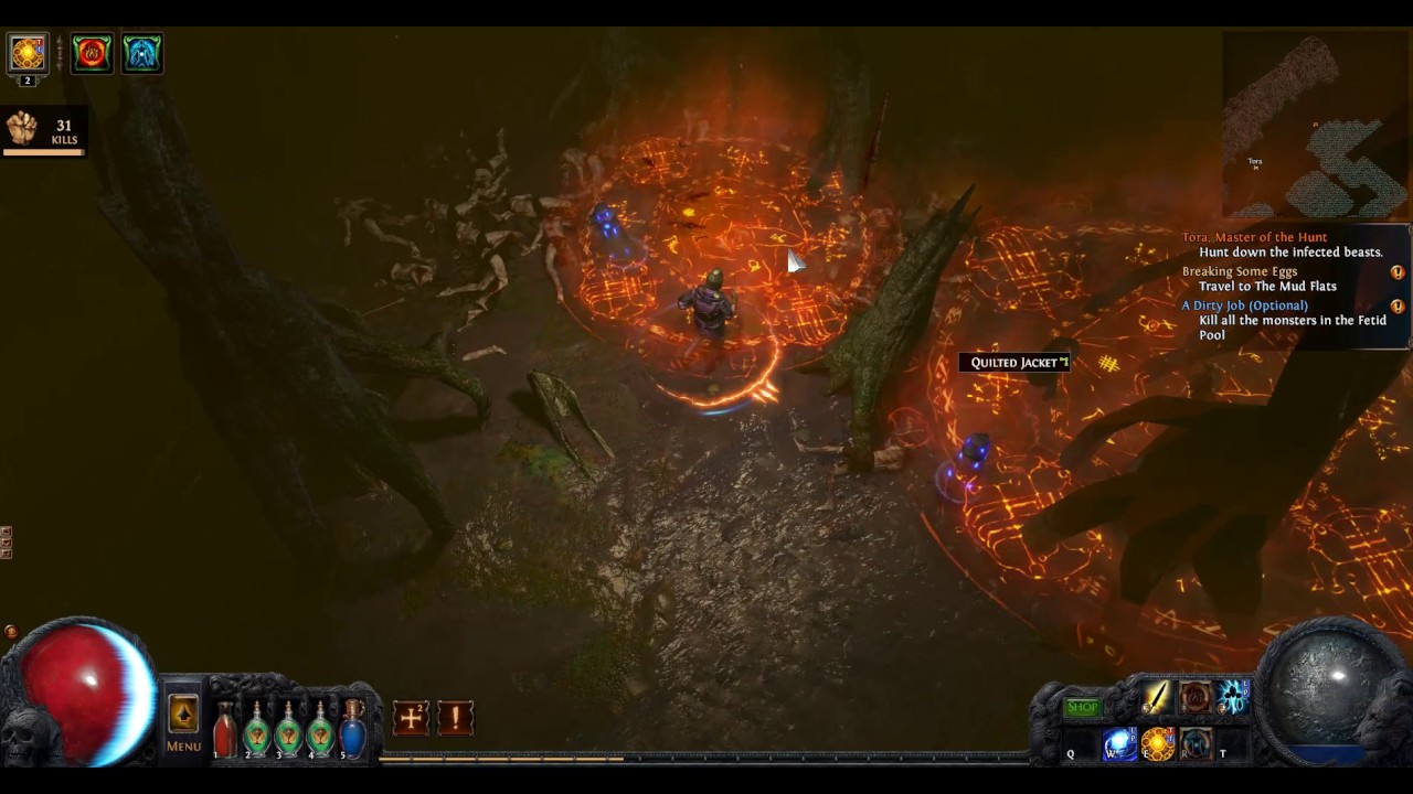 Path of Exile Leagacy League Build Flameblast Totem Let's Play Deutsch ...