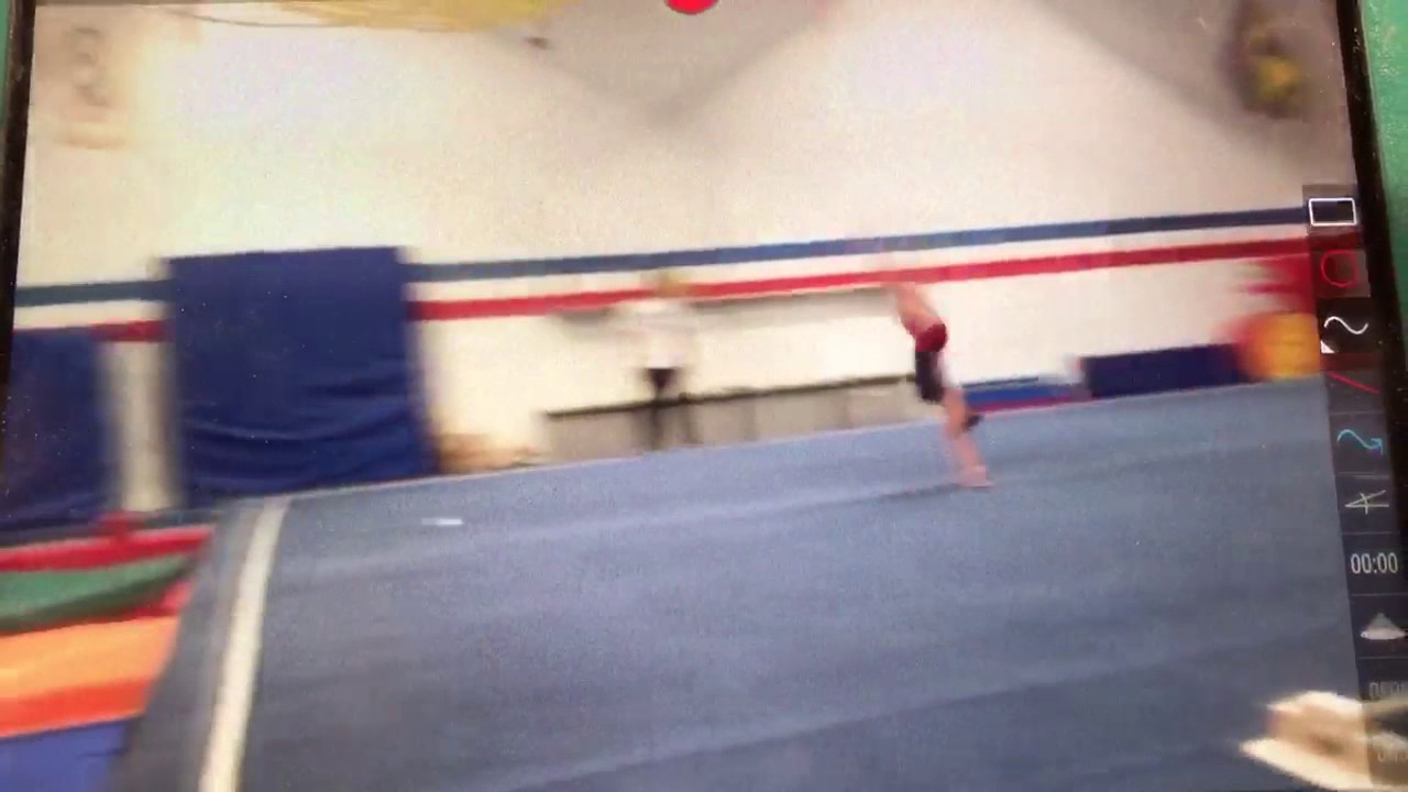 Jordan Kane Gymnastics - Arabian Double Front - Floor - YouTube