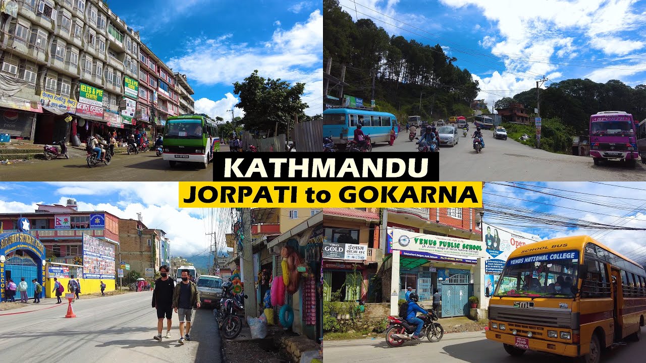[4K🇳🇵] Kathmandu City Walk Morning - Jorpati to Gokarna - Virtual ...