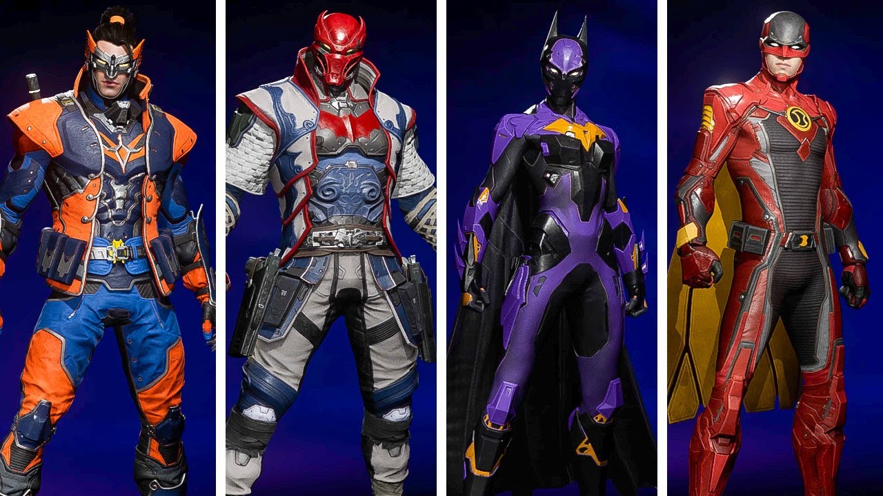 Gotham Knights - ALL Character Suits - YouTube
