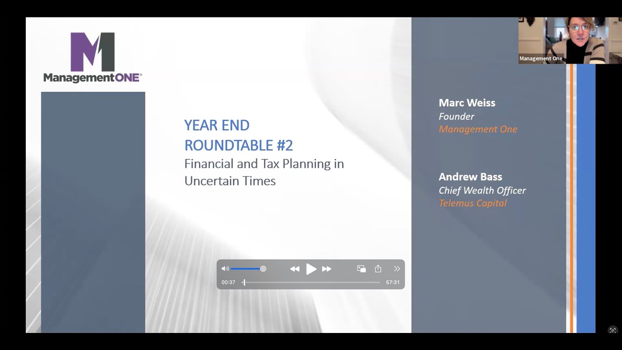 Year End Roundtable #2: Financial and Tax Planning in Uncertain Times ...