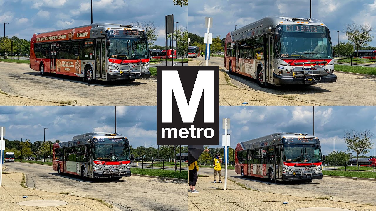 WMATA Mini Metrobus Compilation at Greenbelt station #2 - YouTube