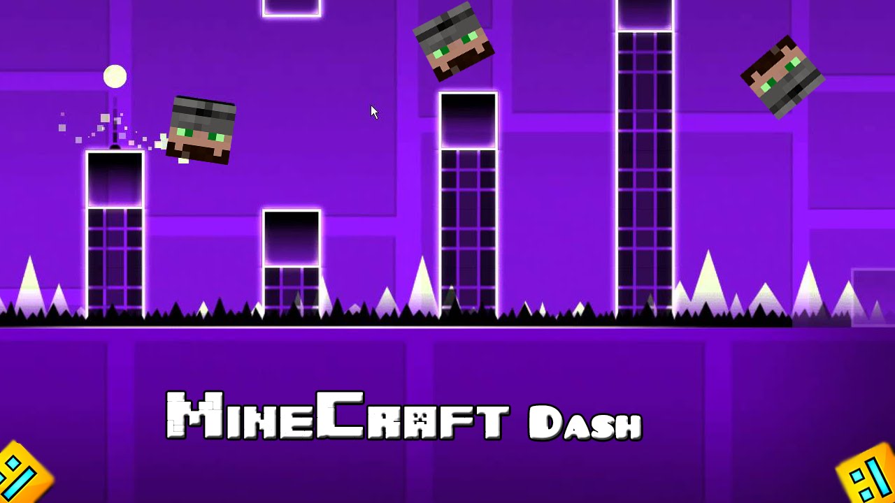 Minecraft y Geometry Dash se han fusionado - YouTube