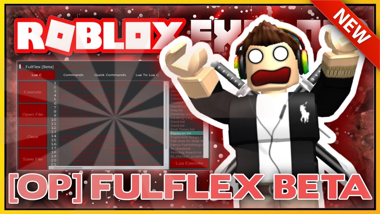 New Roblox Exploit Fulflex Patched Lua C Executor Flying Airplane Morphs And More Dec