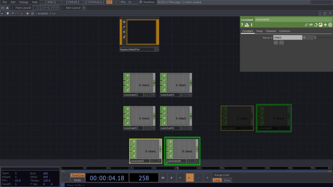 Touchdesigner - bypassHandler DEMO - YouTube