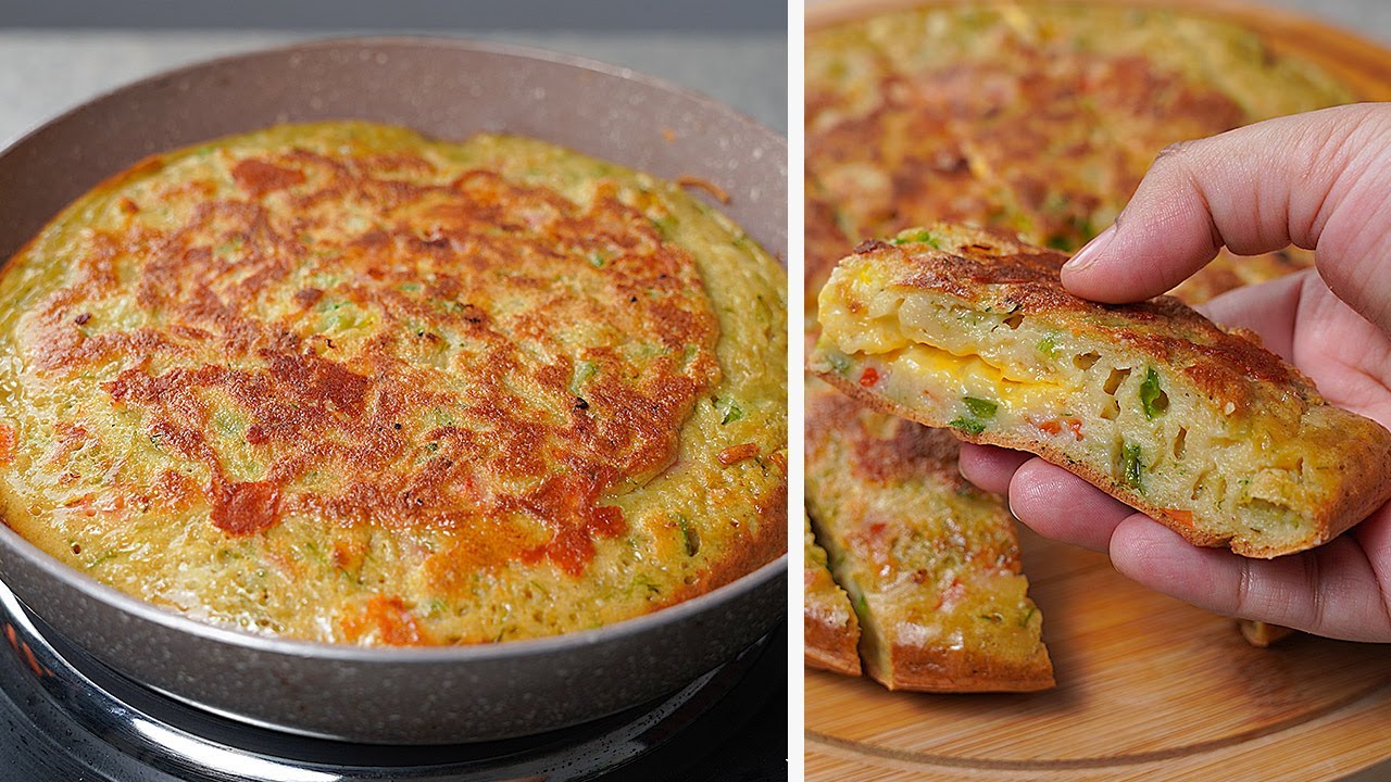 Egg Omelette Cake Recipe | Easiest Breakfast Recipe | New Breakfast ...