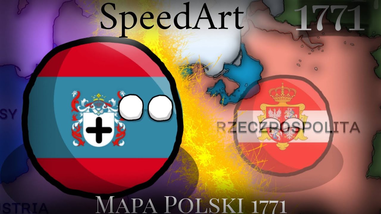 SpeedArt Mapa Polski 1771 - YouTube