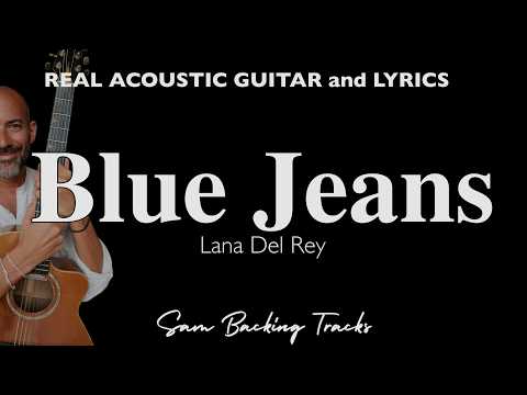 Blue Jeans - Lana Del Ray (Acoustic Karaoke | Original Key)