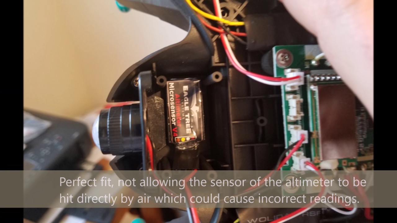 MJX Bugs 3 Eagle Tree Altimeter V 4 Install - YouTube