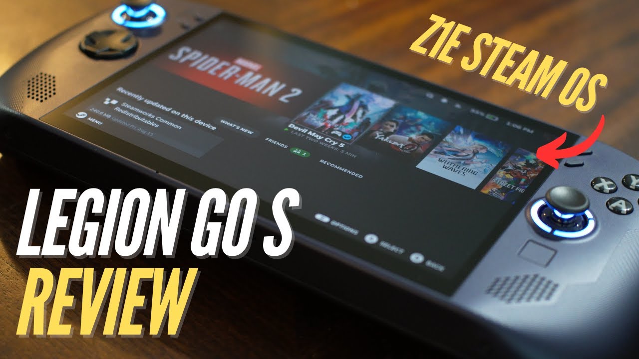 Legion Go S (Steam OS Z1E) Quick Review and First Impressions - YouTube