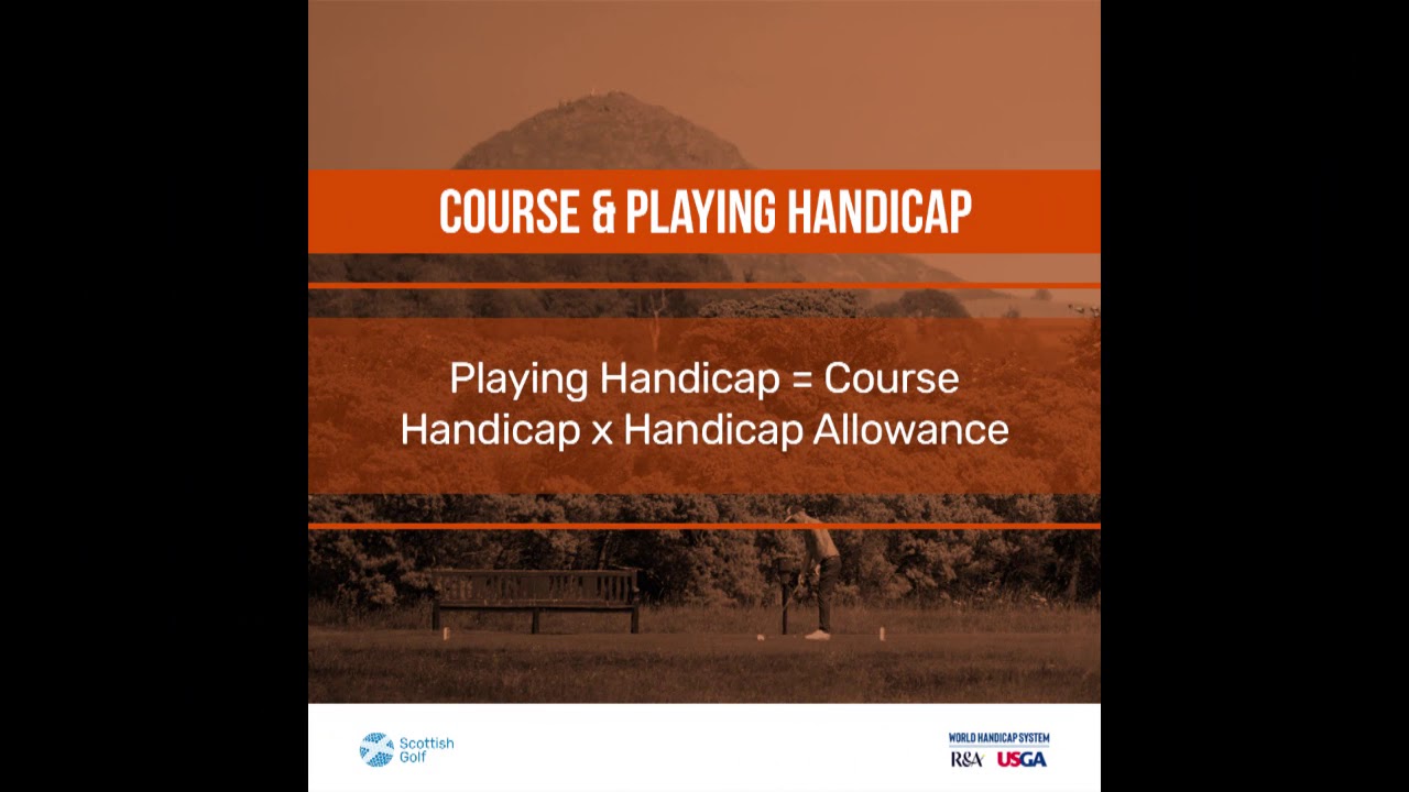 WHS DAY 3 - Course and Playing Handicap - YouTube