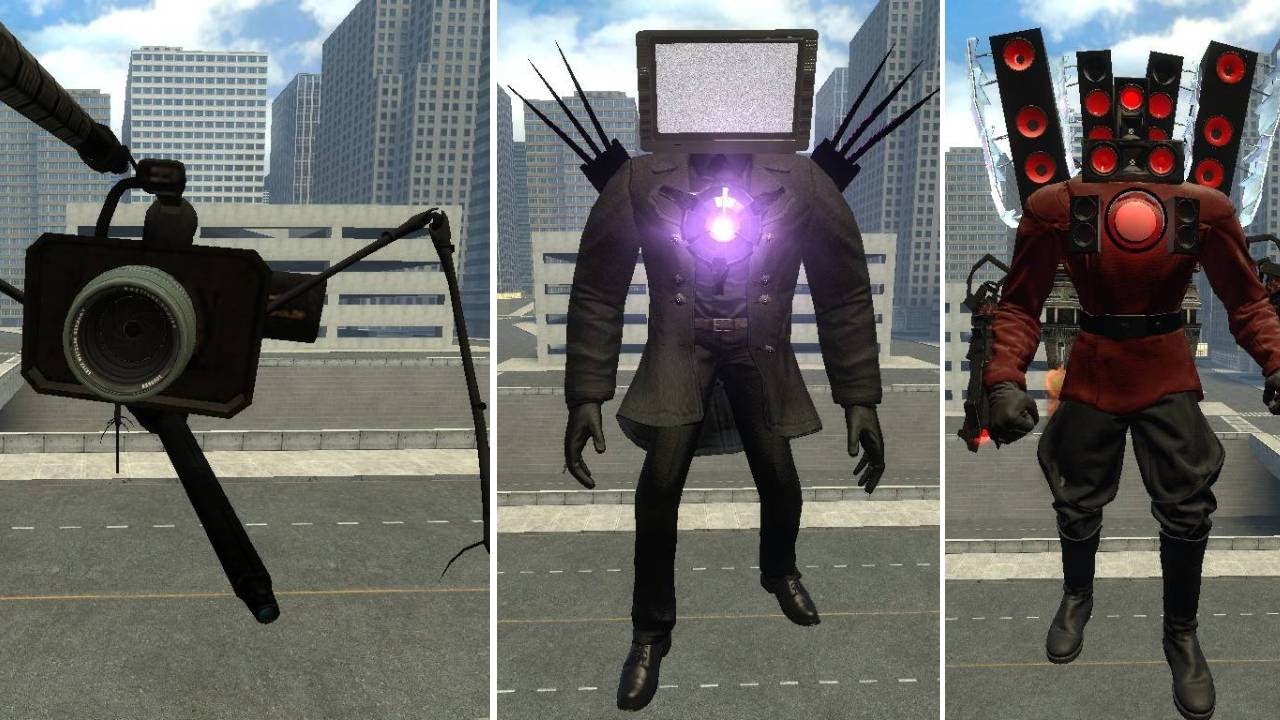 CAMERA WITH TENTALS TITANS CAMERAMAN Garry’s Mod - YouTube