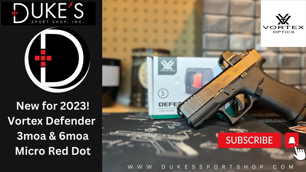 New for 2023! Vortex Optics Defender CCW Micro Red Dot!! - YouTube