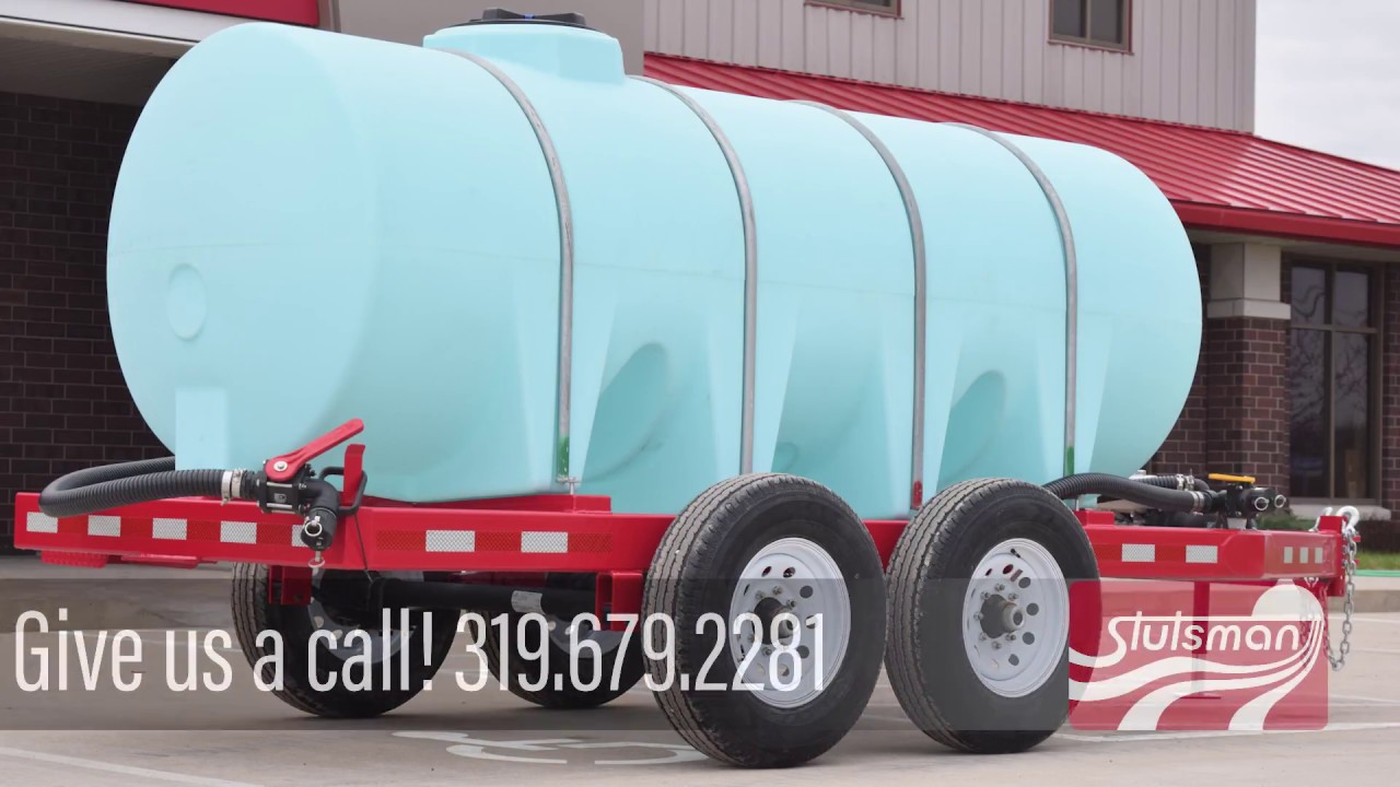 2017 1000 gallon poly nurse tank - YouTube