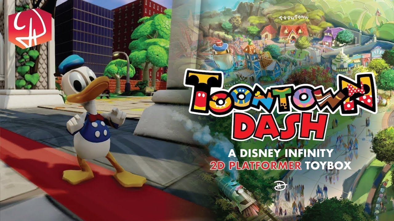 Toontown Dash - 2D Platformer Toybox: Disney Infinity 3.0 - YouTube