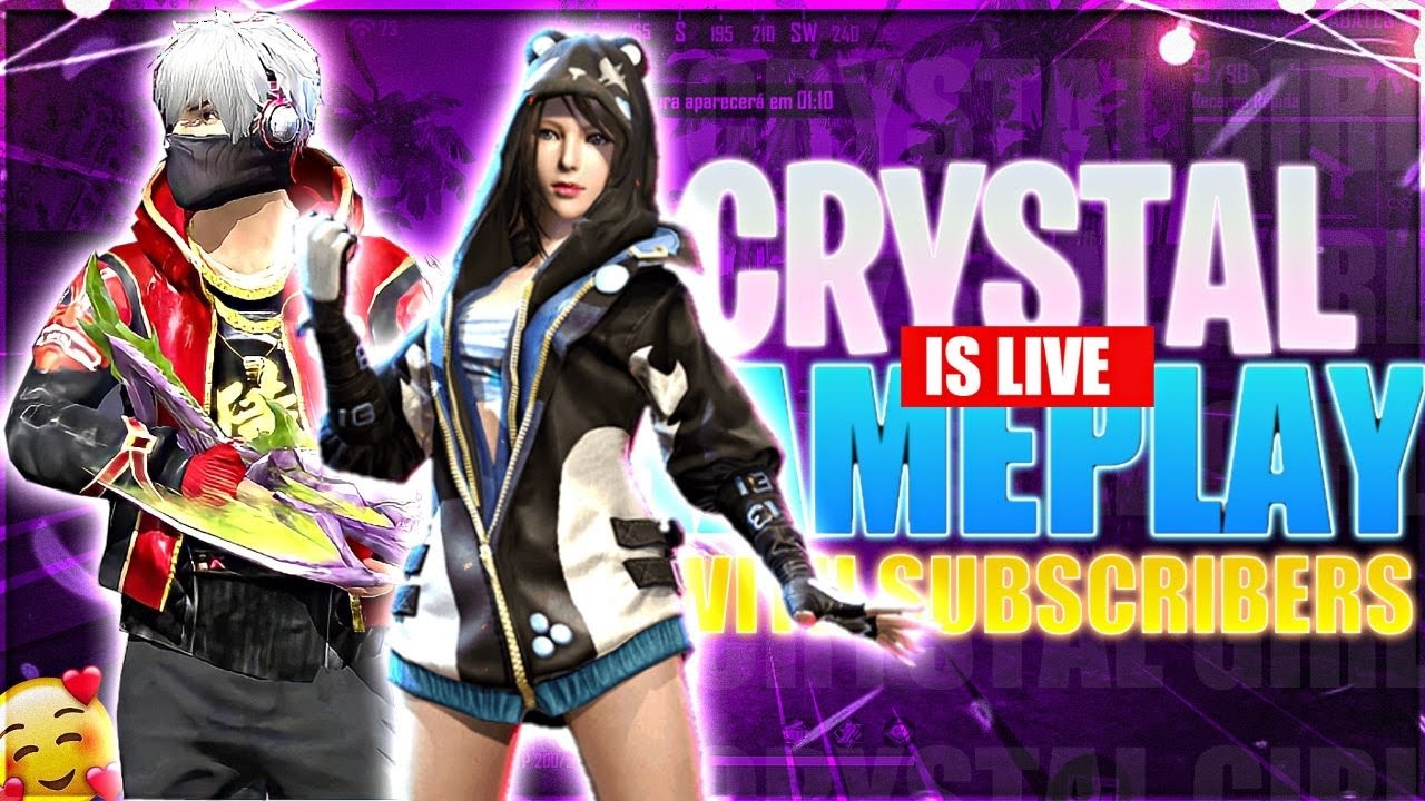 FREE FIRE GIRL LIVE | LIVE GAMEPLAY WITH SUBSCRIBERS | GARENA FREE FIRE ...