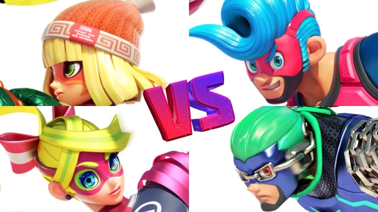 SSBU - ARMS Free for All Battle Royale - YouTube