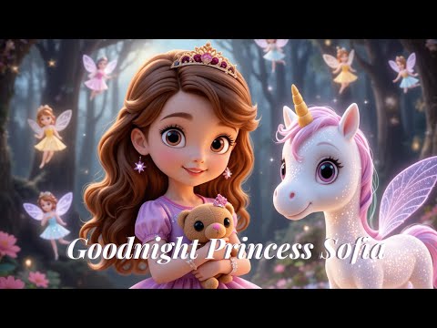 Good Night, Princess Sofia | Bedtime Lullaby for Kids | Gentle Sleep Music🌙💤