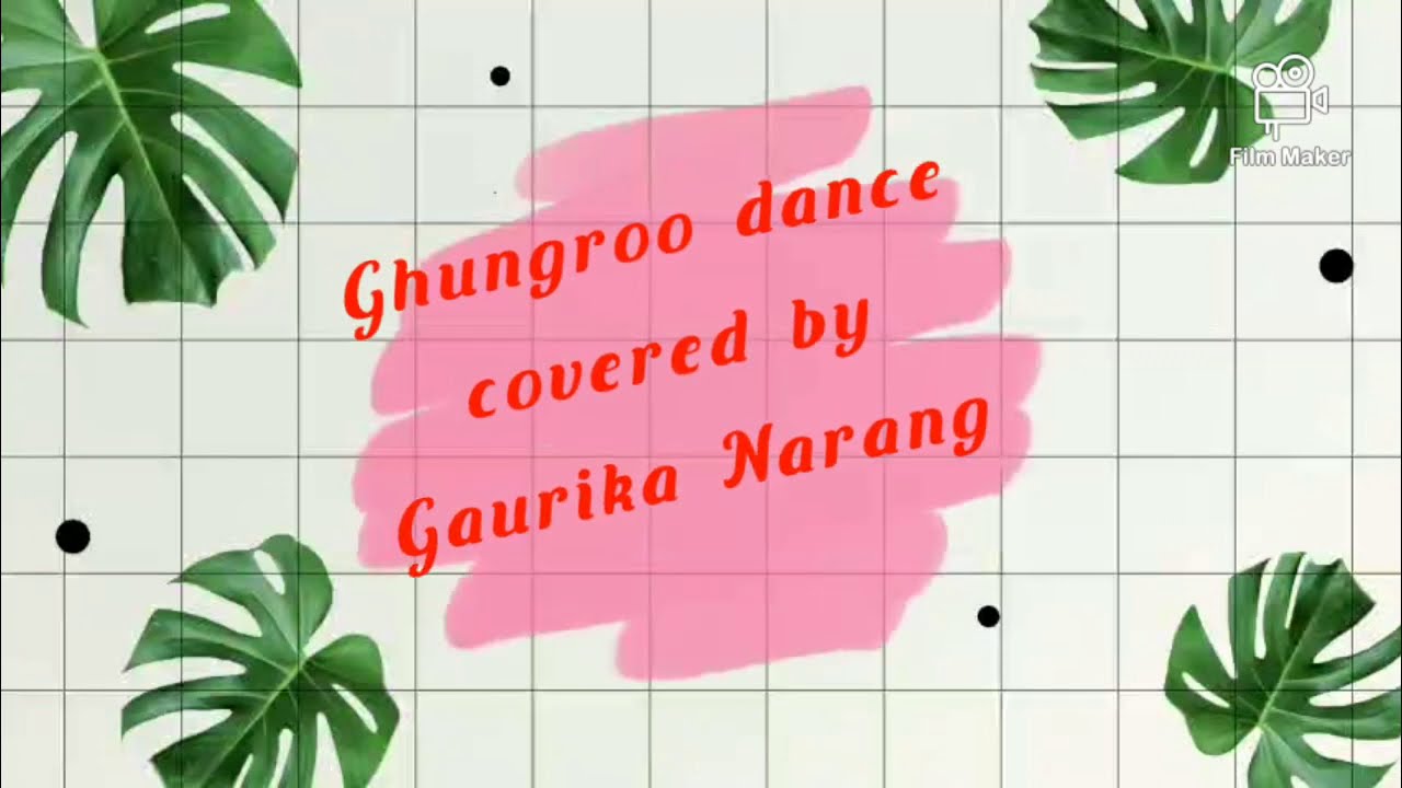 Ghungharoo dance covered by Gaurika || Choreography by Kirti Sapra ...