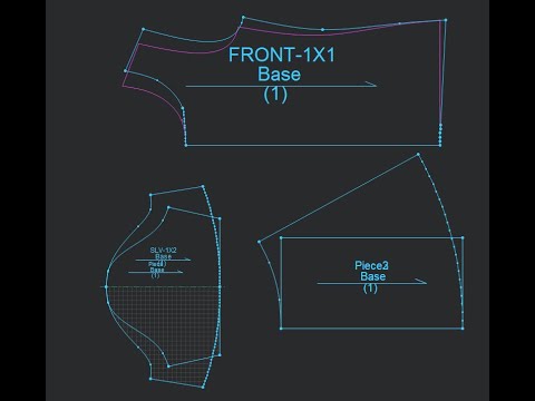 How to use the fullness system optitex cad - YouTube