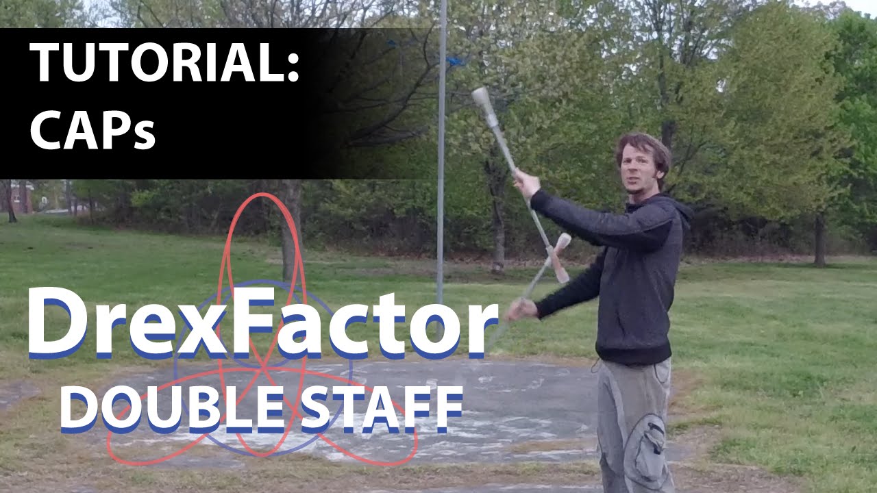 Beginner Double Staff Tutorial: CAPs - YouTube