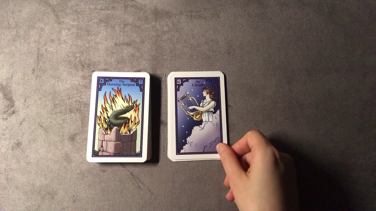 The Burning Serpent Oracle -Robert M Place :Rachel Pollack/ Lenormand ...