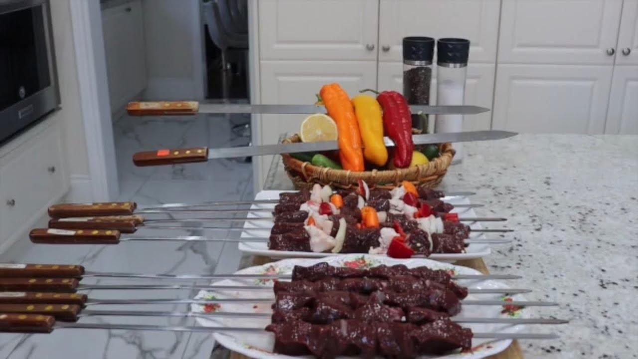 BBQ Sheesh Stick Beef Liver…. طريقة جديدة لشوي المعلاق. Episode 60 ...