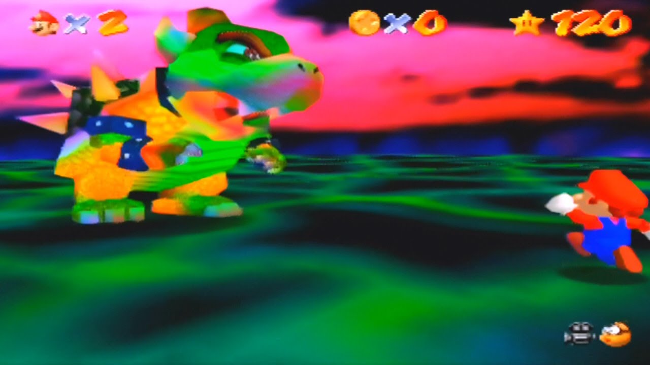 Let's Play Super Mario 64 [N64] Part 30- Bowser In The Sky [FINAL ...