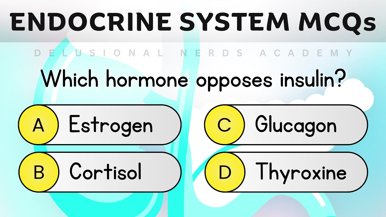 TOP 30 Endocrine System MCQs | Easy to Hard - YouTube
