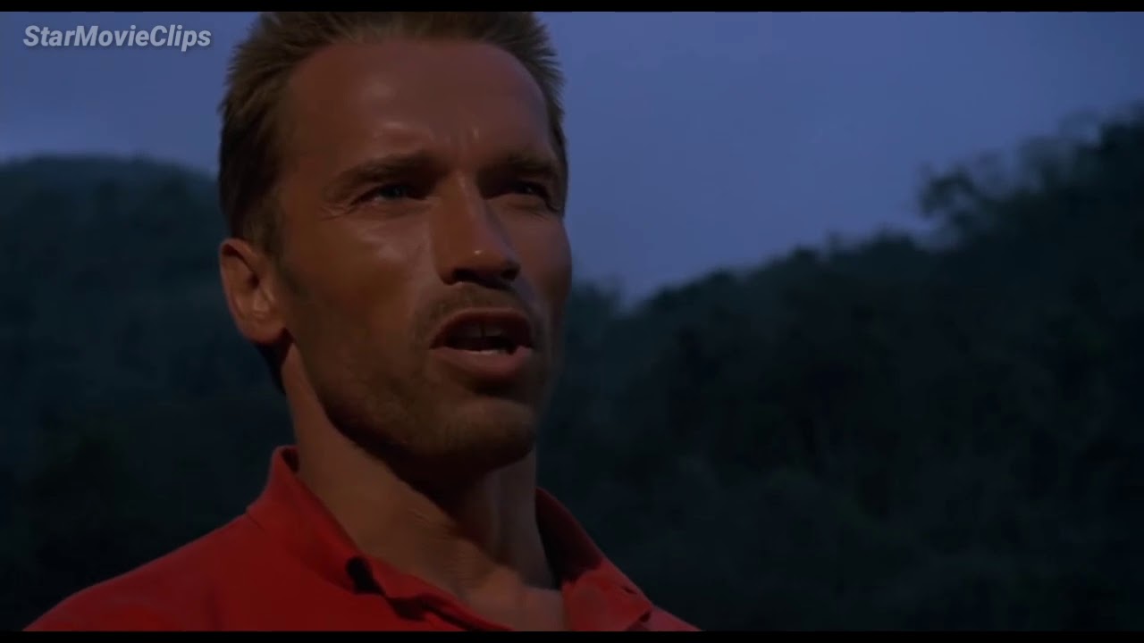 Predator (1987) Scene: Dutch and Dillon meeting before the mission ...