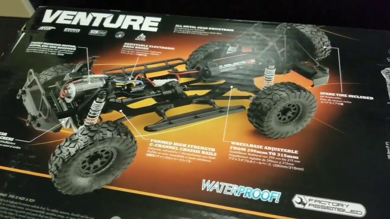 HPI Toyota Venture Fj Cruiser Quick Unboxing and backyard test drive ...
