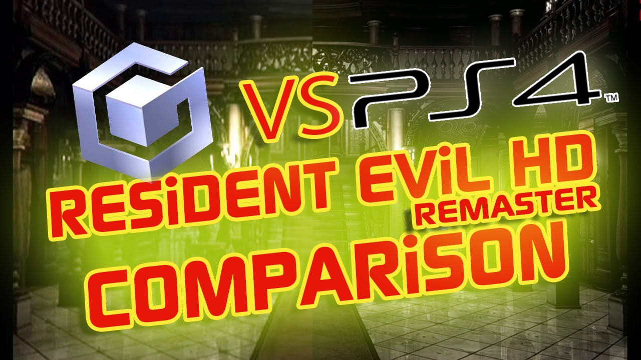 Resident Evil (HD-Remaster) - Gamecube VS PLAYSTATiON 4 - *COMPARiSON ...