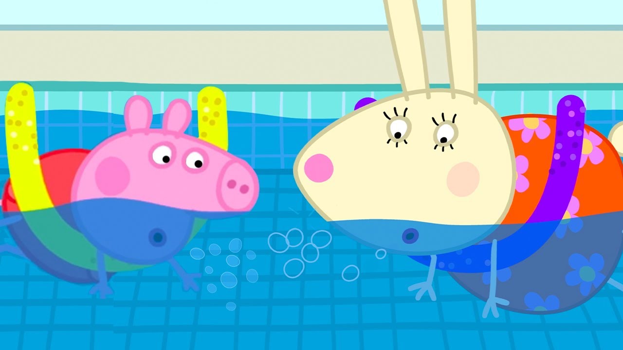 Blowing Bubbles At The Swimming Pool 🫧 | Peppa Pig Official Full ...