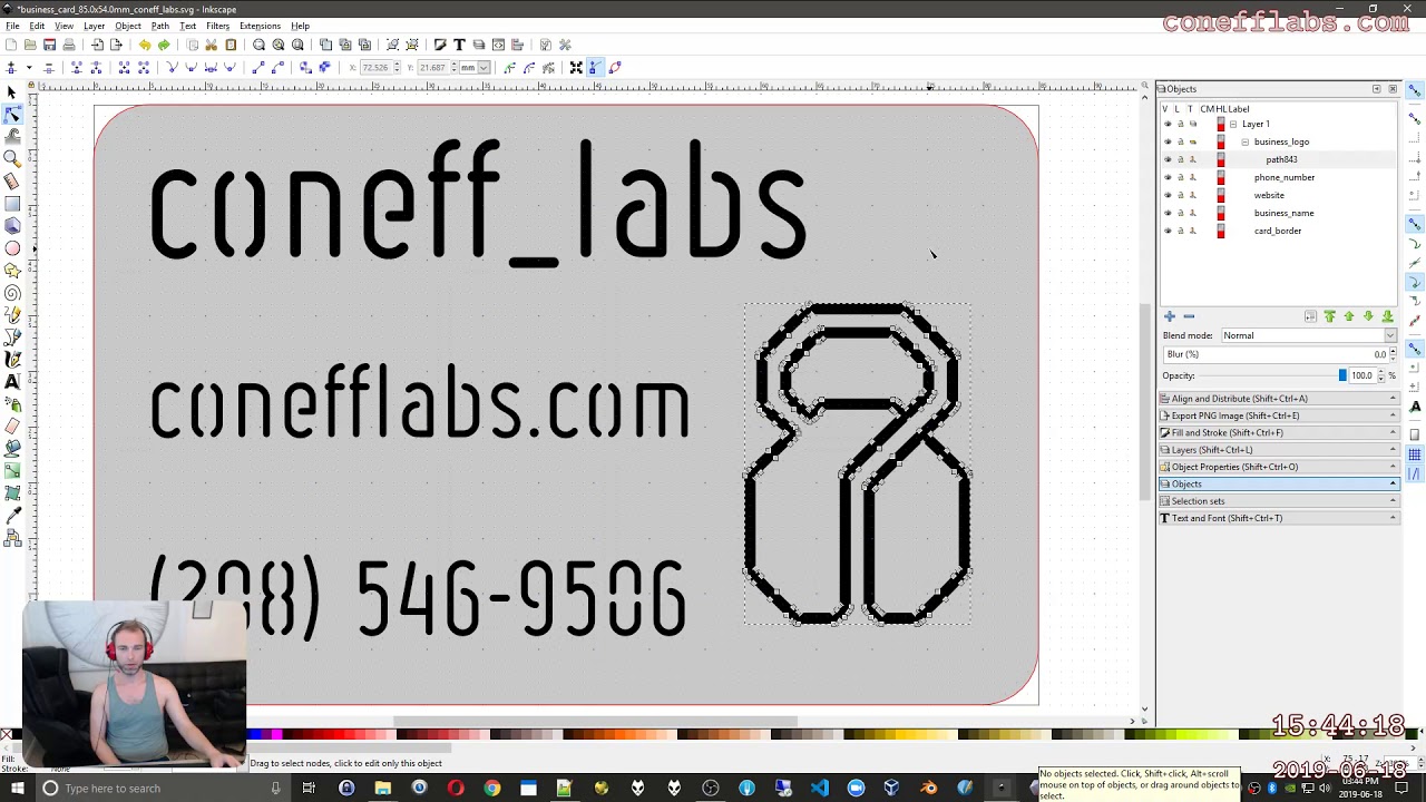 Inkscape tutorial - creating stencils by differencing text and logos ...