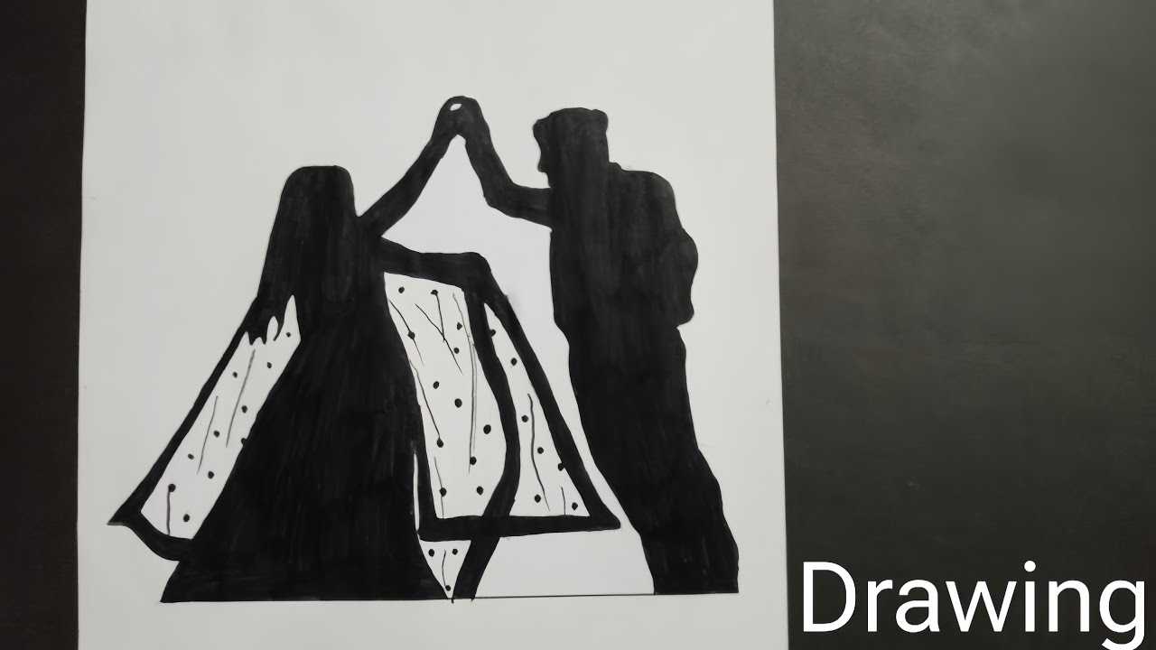 Couple Drawing Step by Step | How to Draw a Couple Drawing Easily |LIK ...