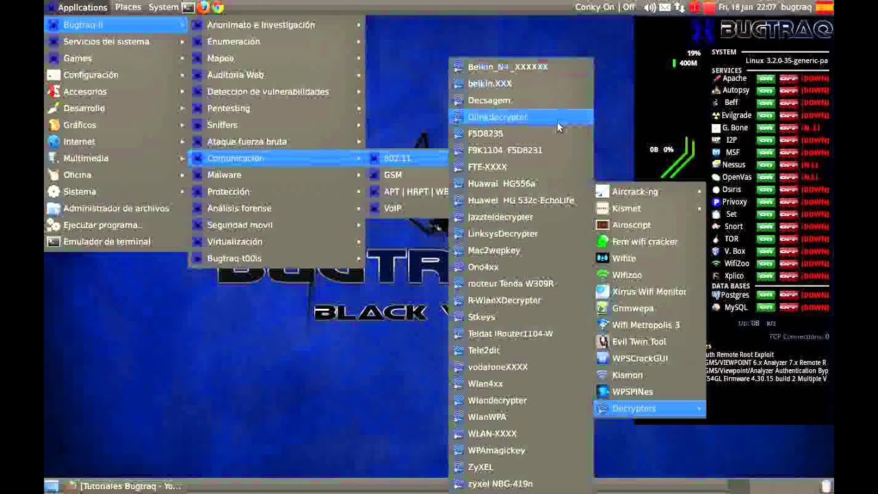 Bugtraq II Black Widow - Demostración de la distribución - YouTube