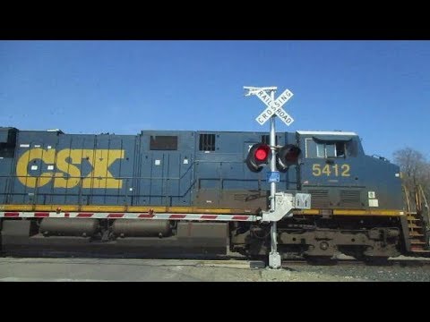 CSXT 5412 East CP 280 (3-22-2018) - YouTube