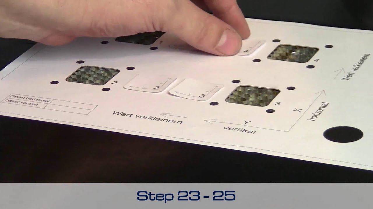 Tutorial: Checking Camera Offset – POSITONplus - eurolaser - YouTube