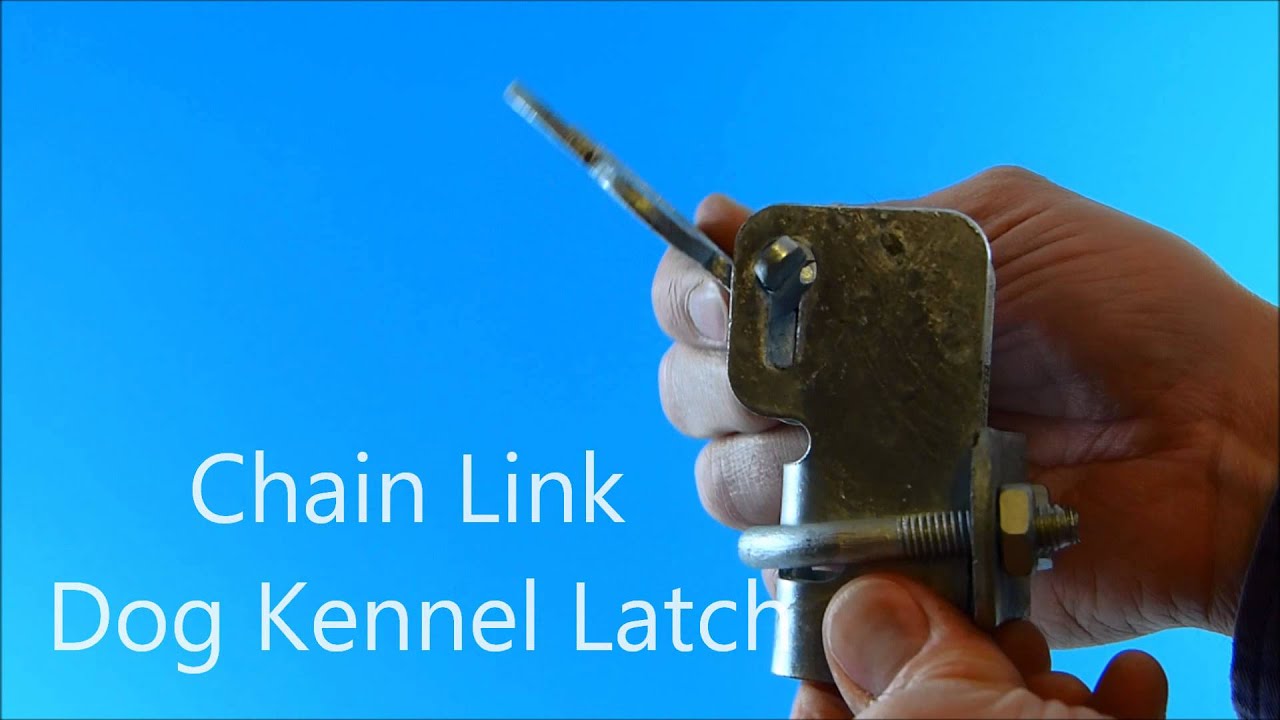 Chain Link Kennel Latch - YouTube