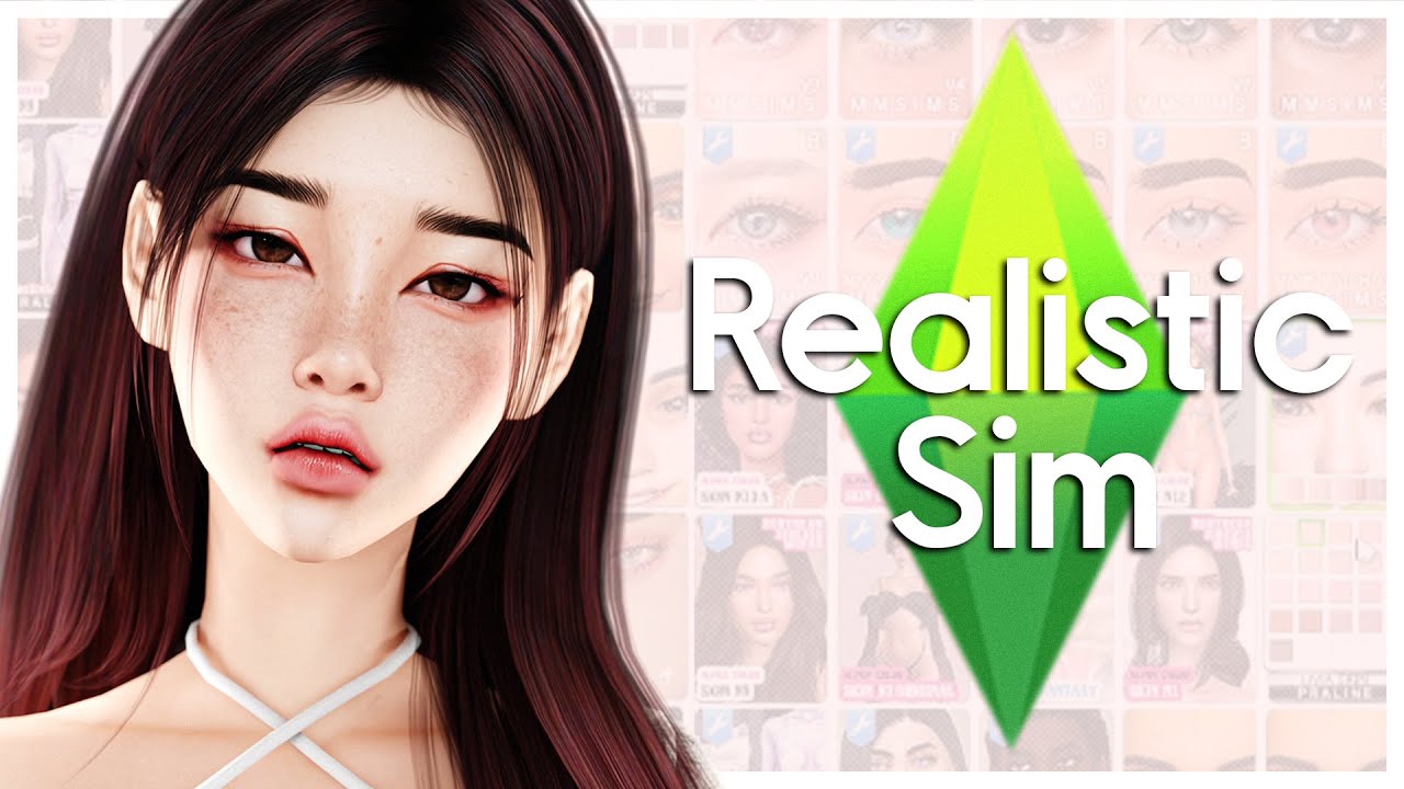 Making a realistic Sims in the Sims 4 (CC List) - YouTube