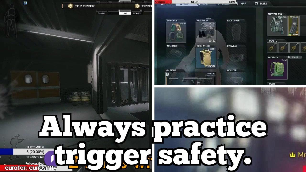OMG Escape From Tarkov Highlights: Always practice trigger safety ...