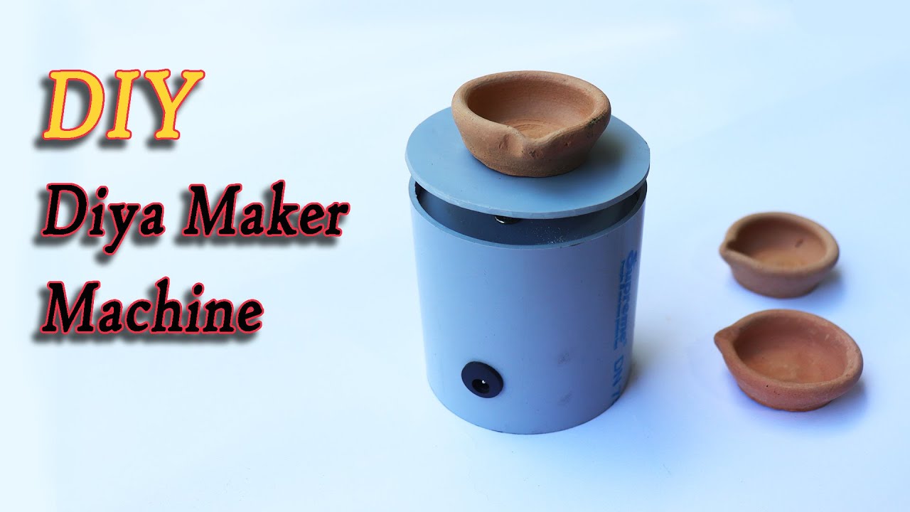 How to make Diya Maker Machine | How to make Diya | Diy Mini pottery ...