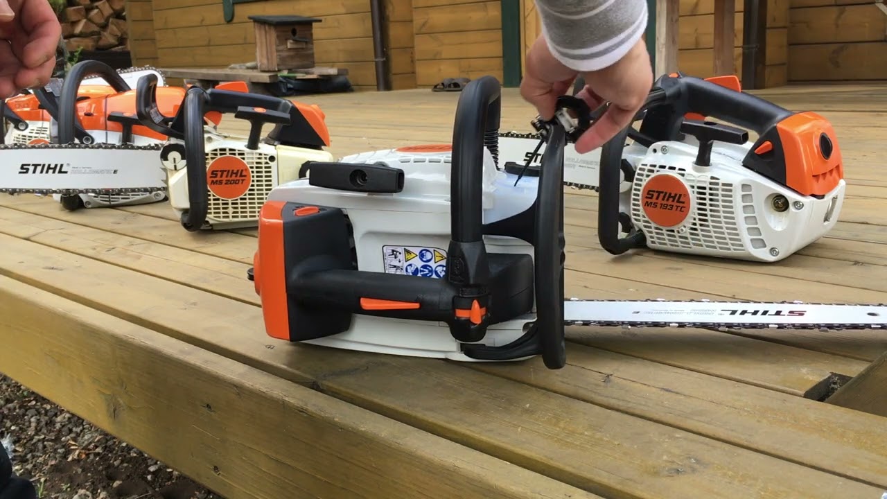STIHL MS194TC start up - YouTube